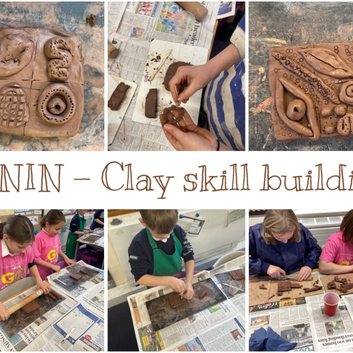 Hordle CE (VA) Primary School & Nursery - Team UJ: Benin Obas Clay Masks