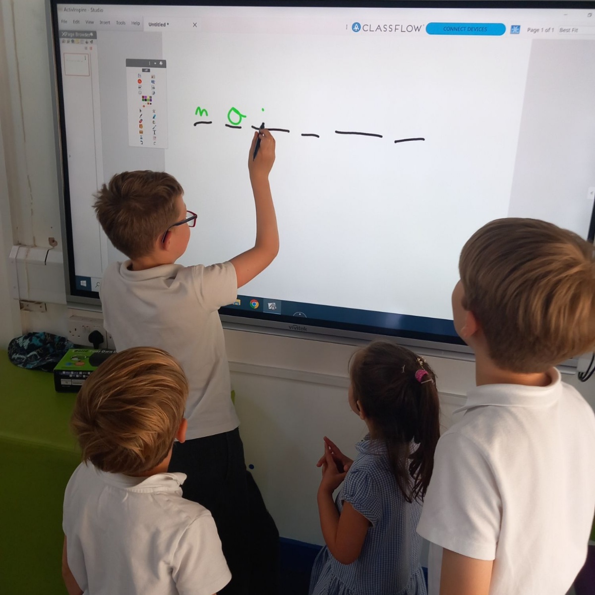 Hordle CE (VA) Primary School & Nursery - Our New Interactive Whiteboard